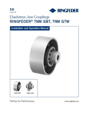 Elastomer Jaw Couplings TNM GBT | RINGFEDER®